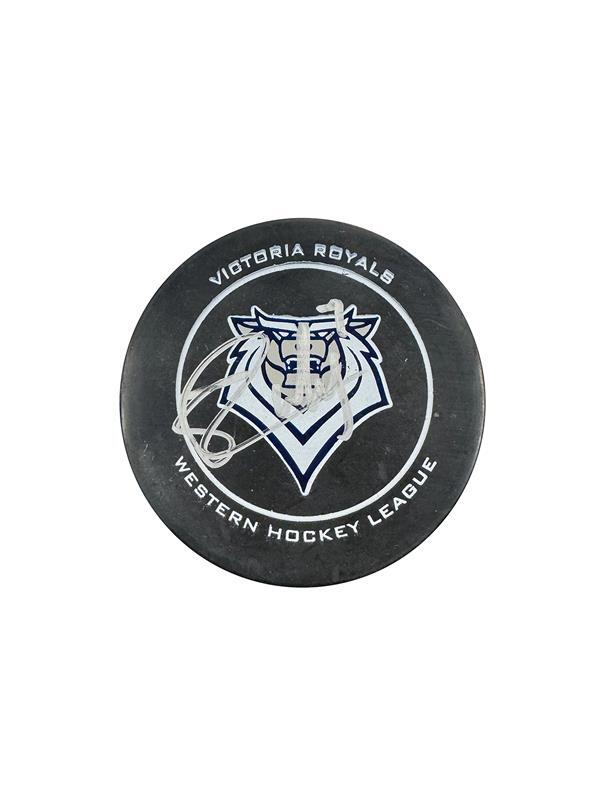 Cole Reschny #7 Signed Puck | Shop Victoria Royals